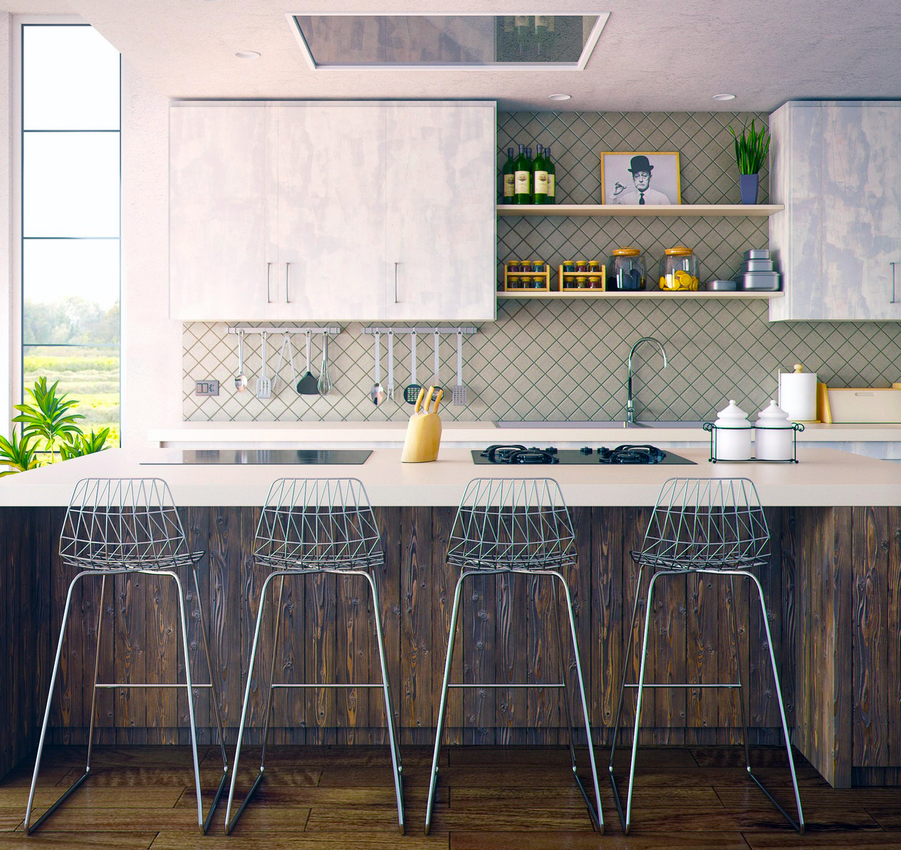 ᑕ ᑐ Kitchen Rail, Kitchen Railing System Stainless Steel