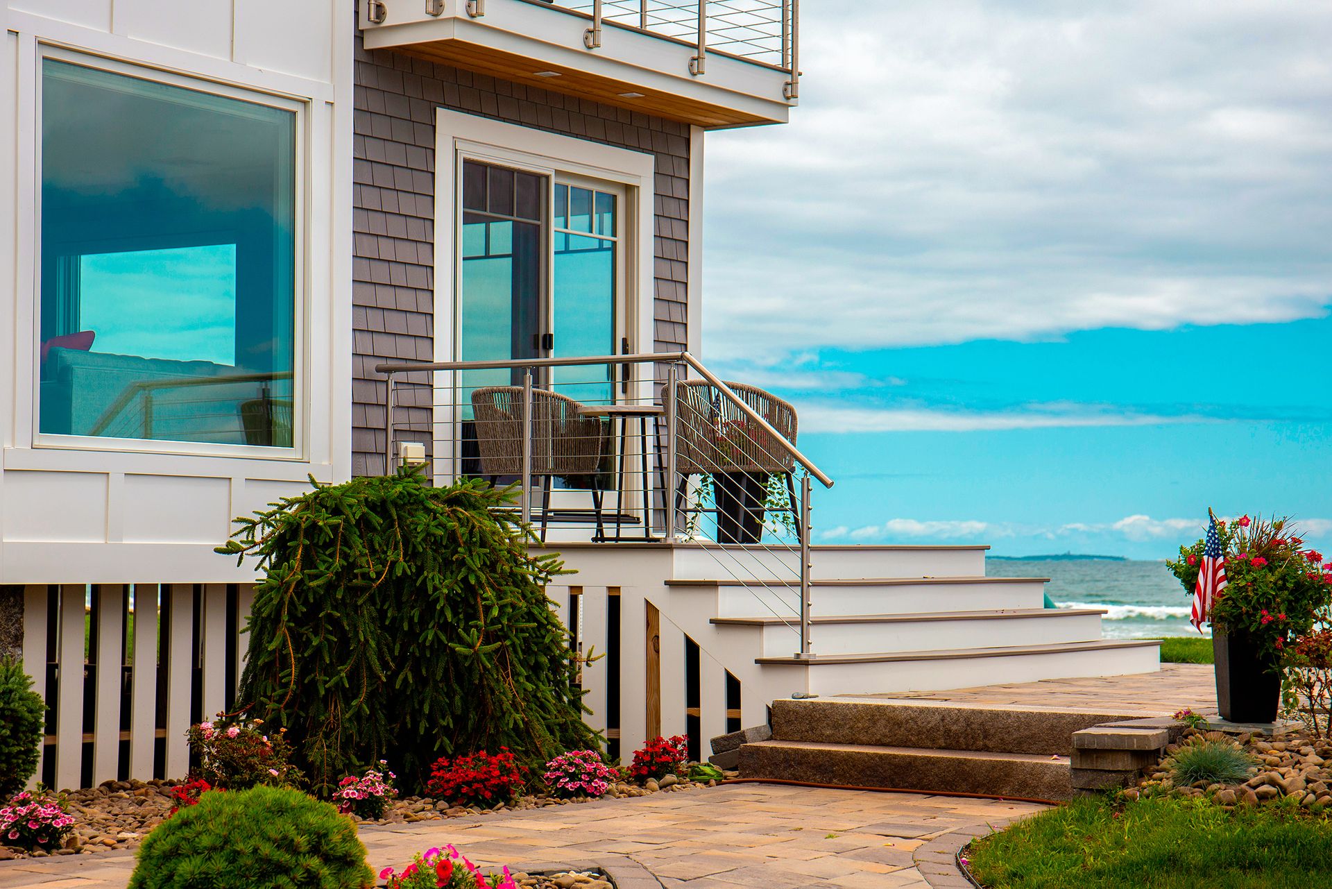 ᑕ ᑐ Handrails for Outdoor Steps - How to Install Stair Railing Outdoor